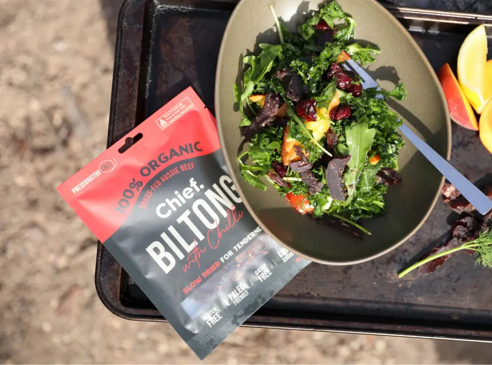 Beef Salad with Peaches - Chief Nutrition