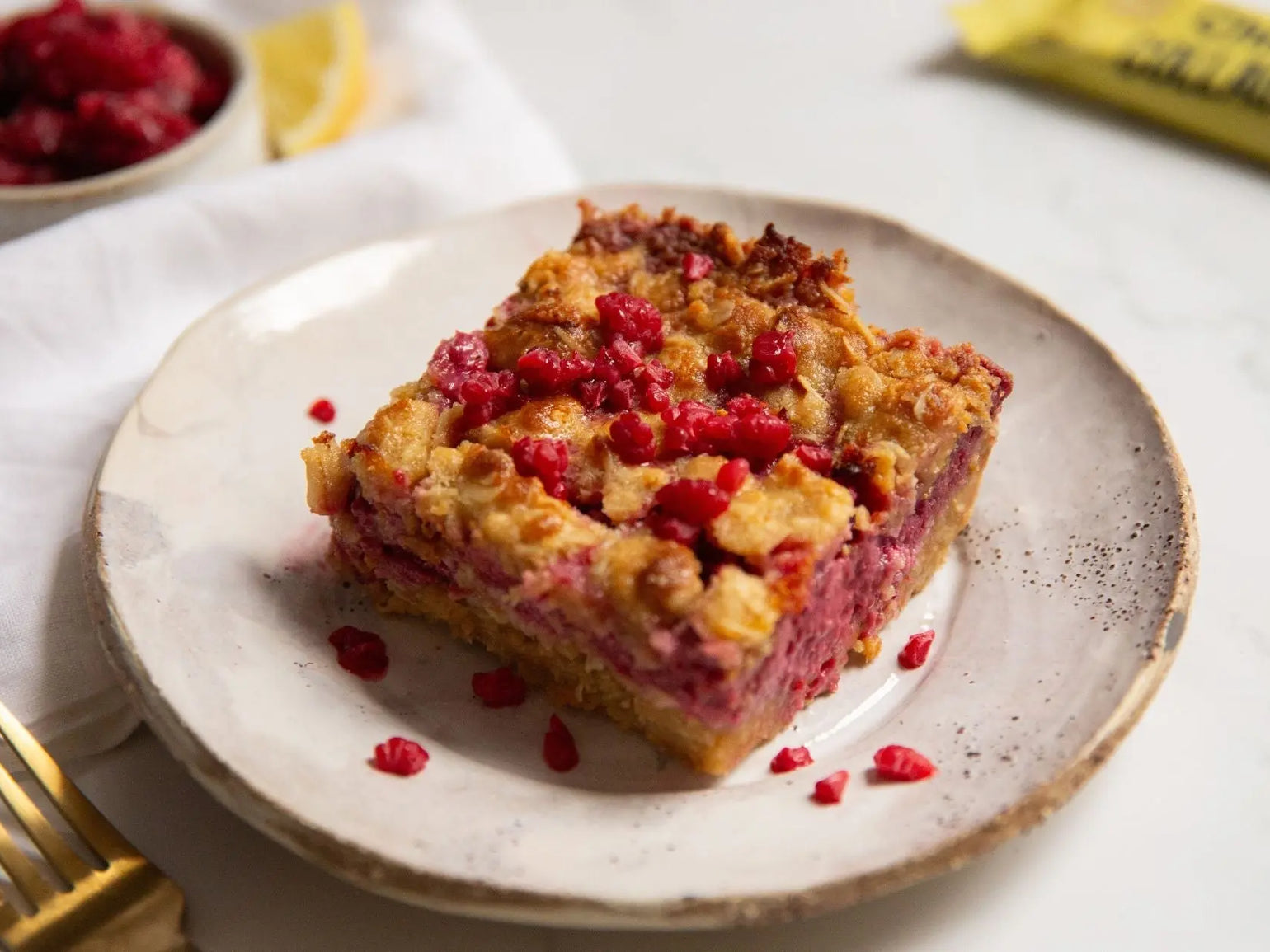 Raspberry Lemon Tart Crumble - Chief Nutrition - Chief Nutrition