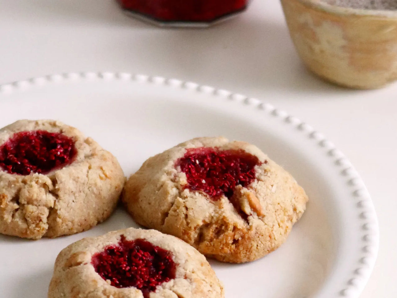 Shortbread Jam Drop Collagen Cookies - Chief Nutrition - Chief Nutrition