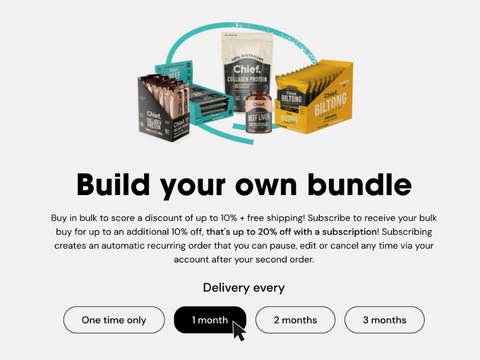 Subscriptions - Chief Nutrition