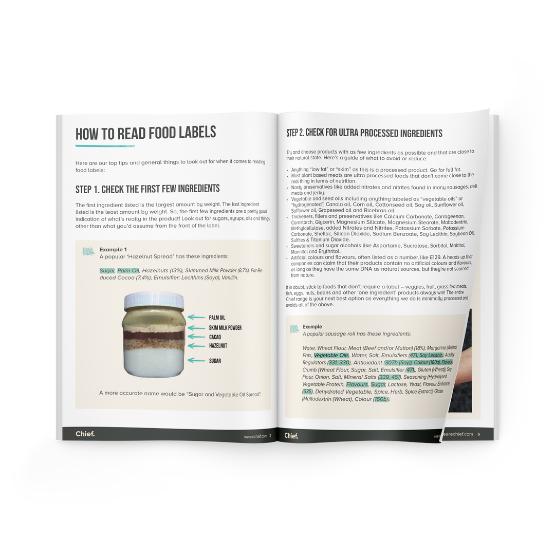 How To Read Food Labels (eBook) - Chief Nutrition
