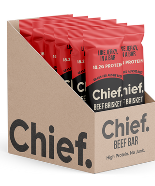 Organic Chilli Beef Bars 40g (12 bars) | Chief Nutrition - Chief Nutrition