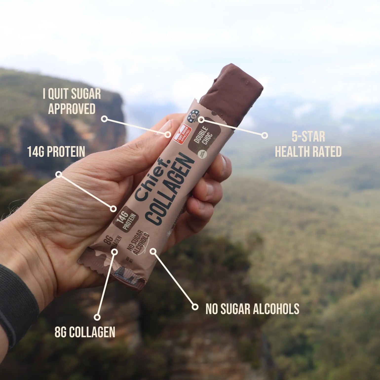 Collagen Protein Bar Mixed Box (12 bars) | Chief Nutrition | Chief ...