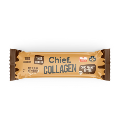 Collagen Protein Bar 45g (12 bars) | Chief Nutrition | Chief Nutrition