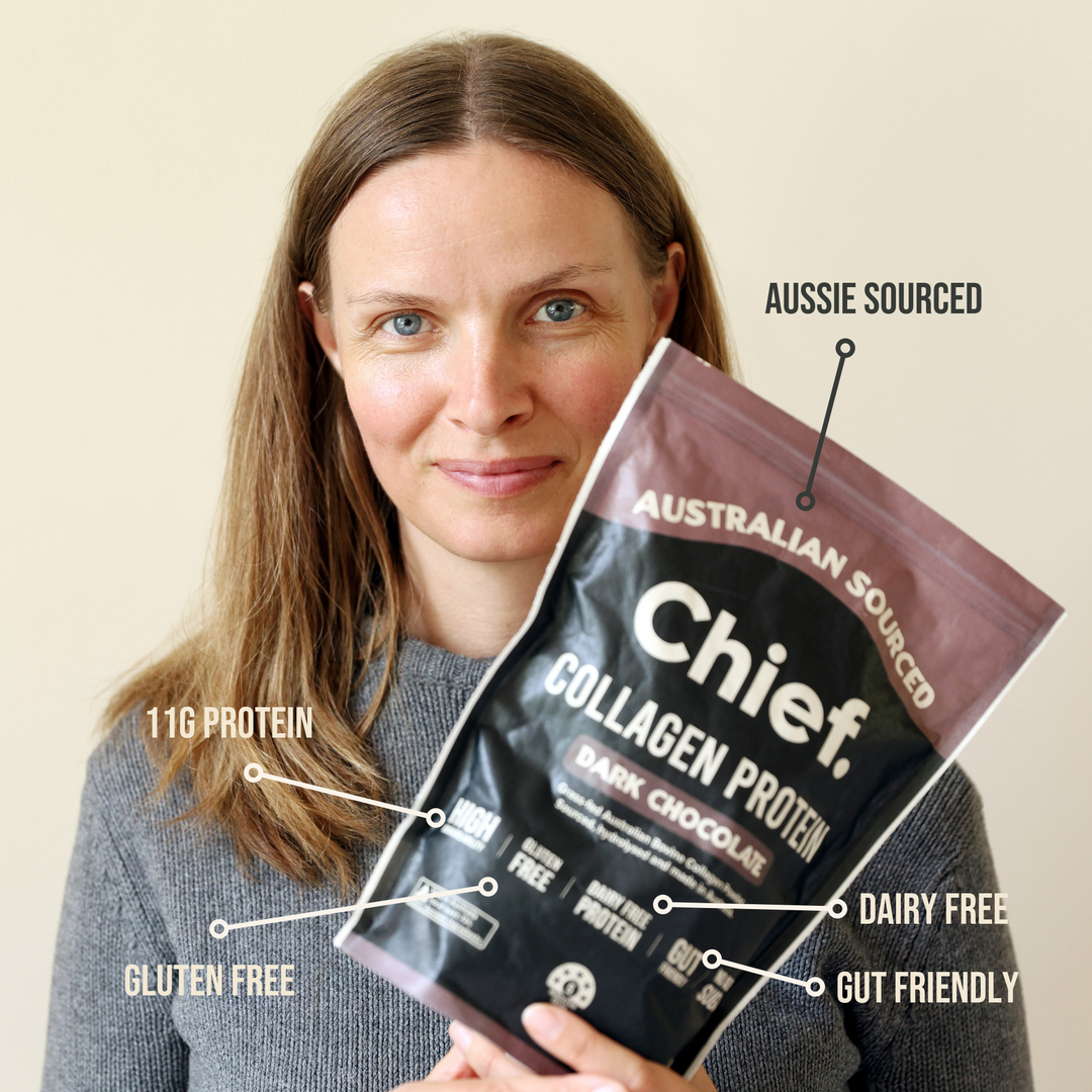 Australian Grass-fed Collagen Protein Powder, Dark Chocolate - Chief ...