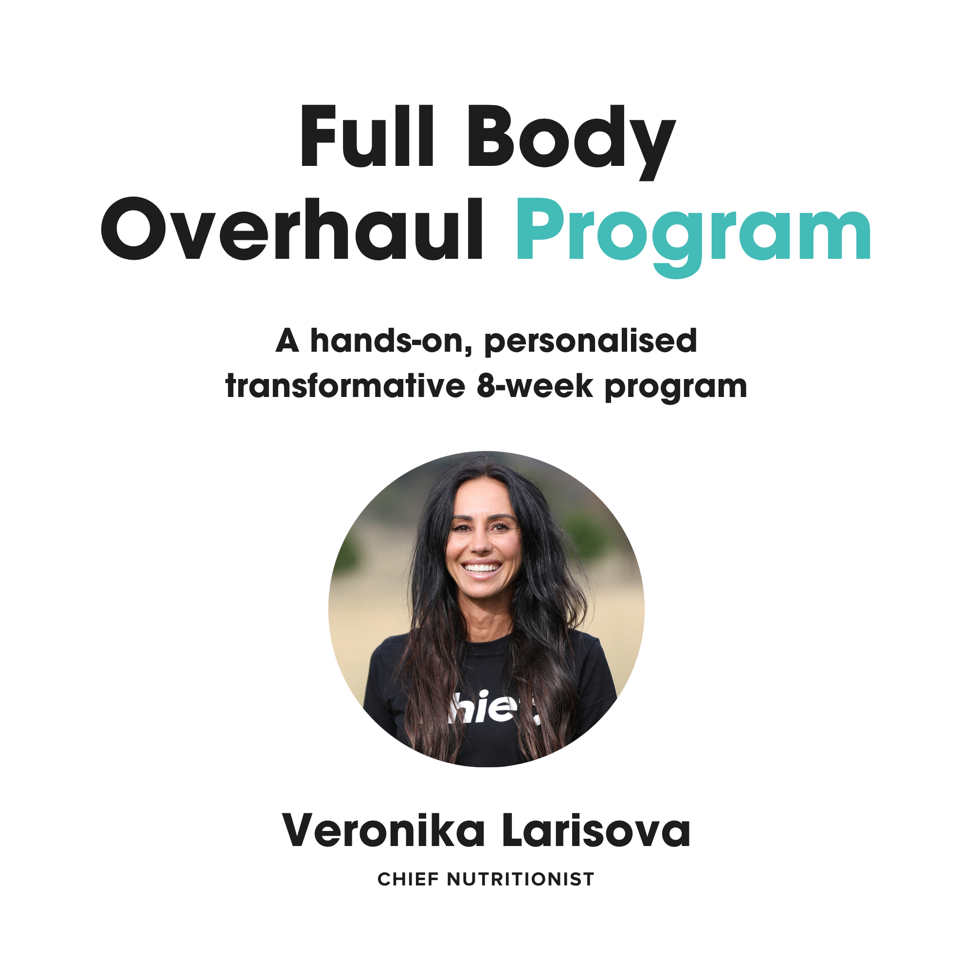 Full Body Overhaul Program - Chief Nutrition | Buy Online