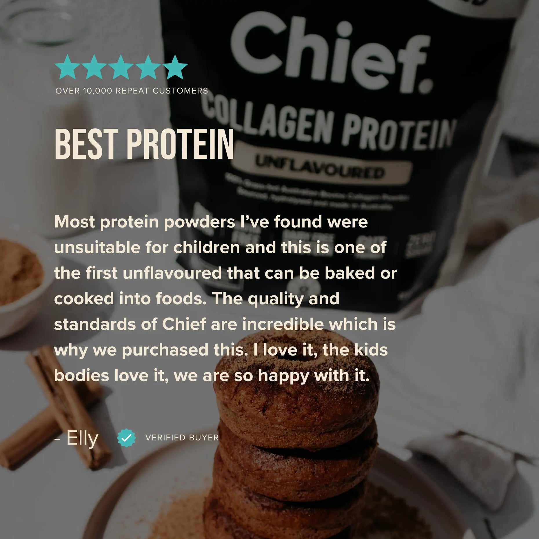 Unflavoured Australian Collagen Protein Powder | Chief Nutrition ...