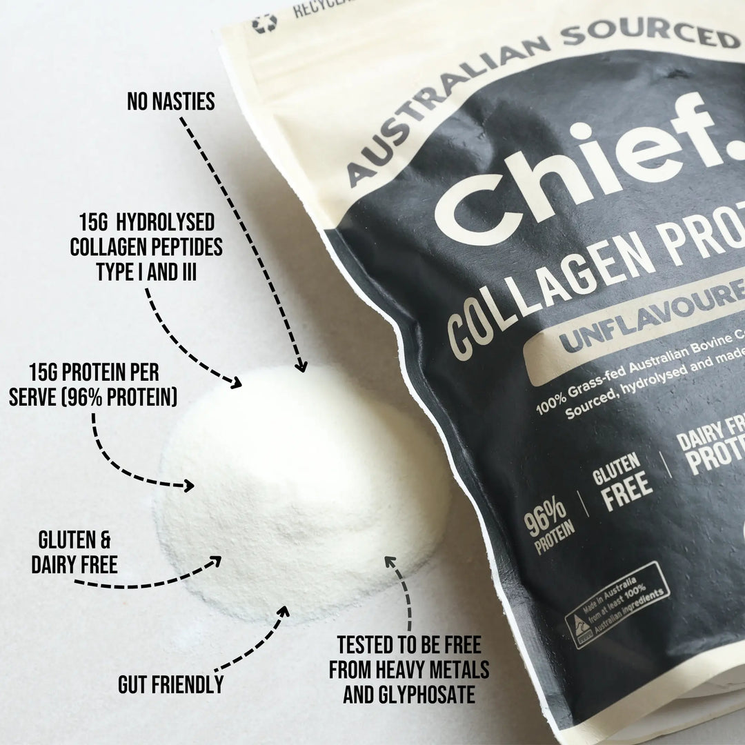 Unflavoured Australian Collagen Protein Powder | Chief Nutrition ...