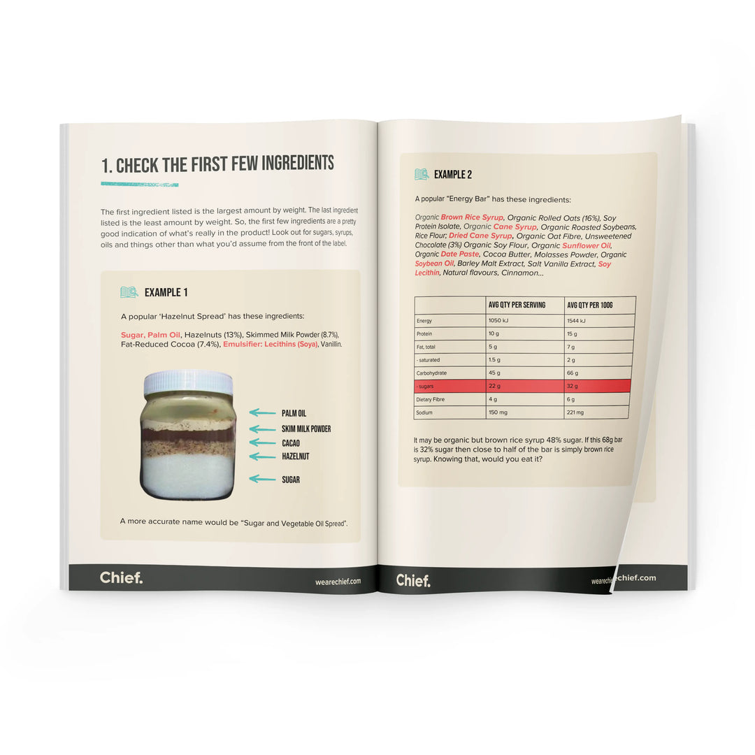 How To Read Food Labels (eBook) - Chief Nutrition | Chief Nutrition