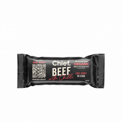 Organic Chilli Beef Bars 40g (12 bars) | Chief Nutrition - Chief Nutrition