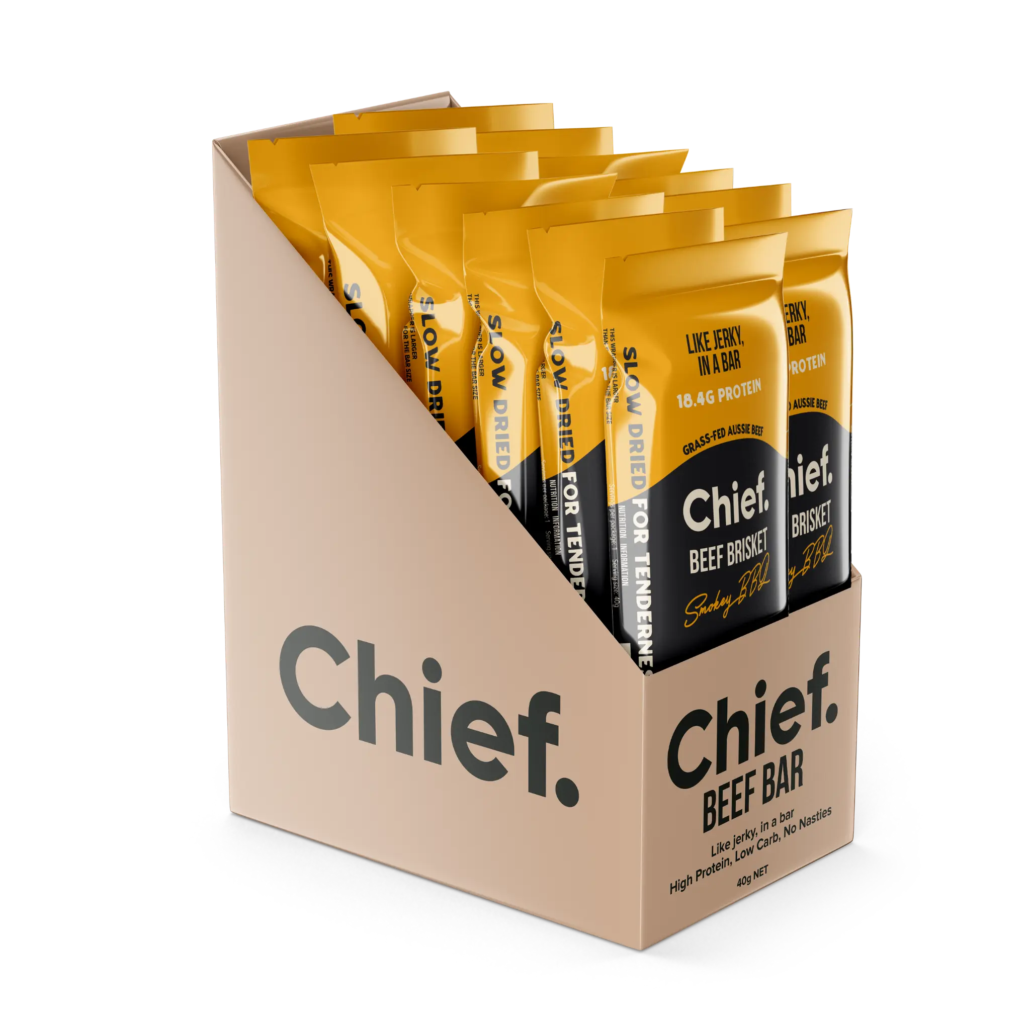 Smokey BBQ Beef Bars: Protein-Rich Snack Pack for You | Buy Online