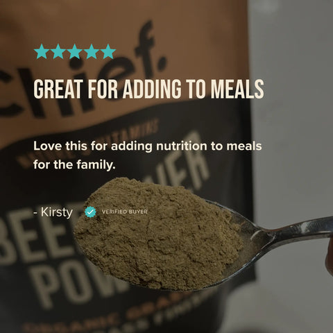 Organic Beef Liver Powder 180g | Energy Supplement | Chief Nutrition ...