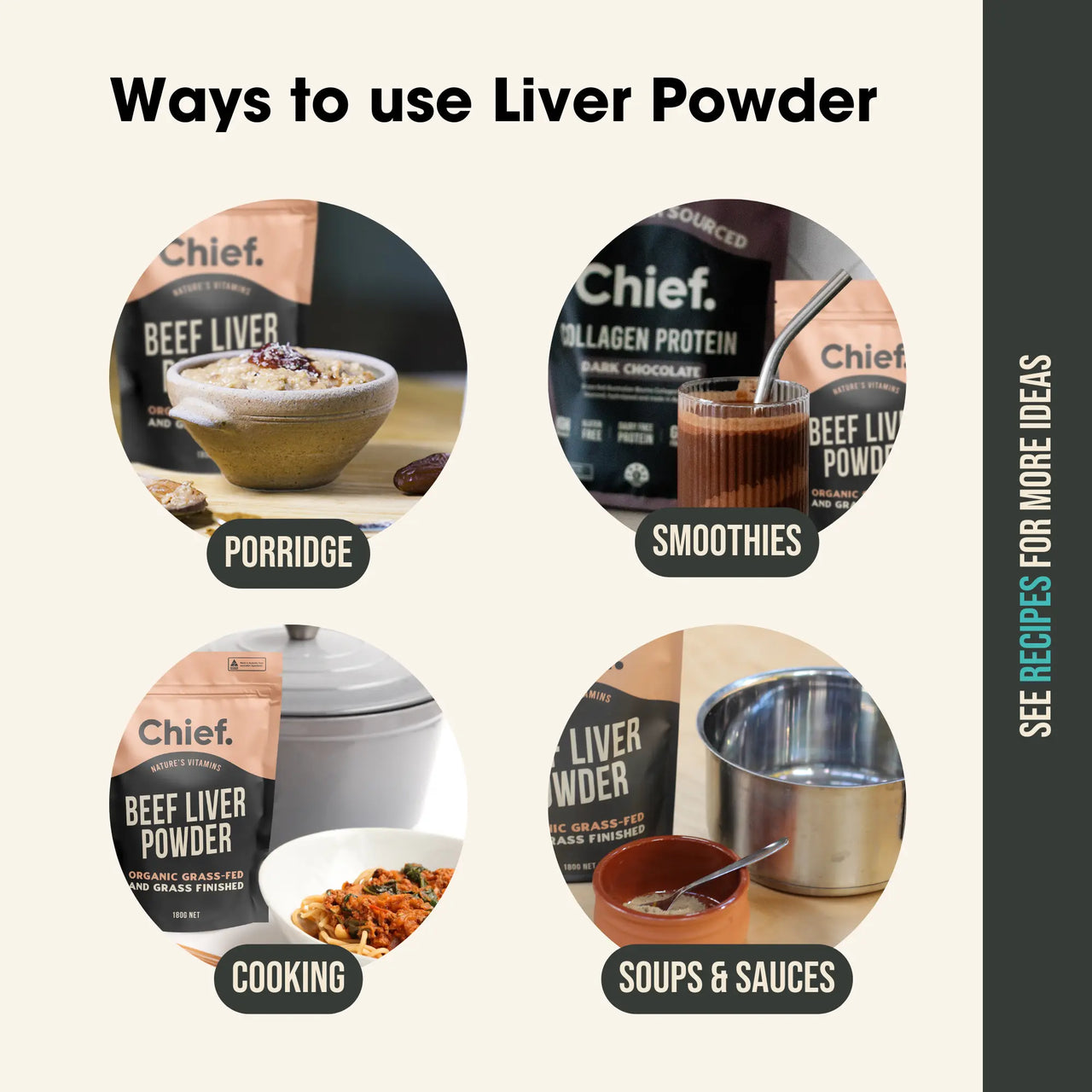 Beef Liver & Offal Capsules and Powders | Organic & Aussie Made