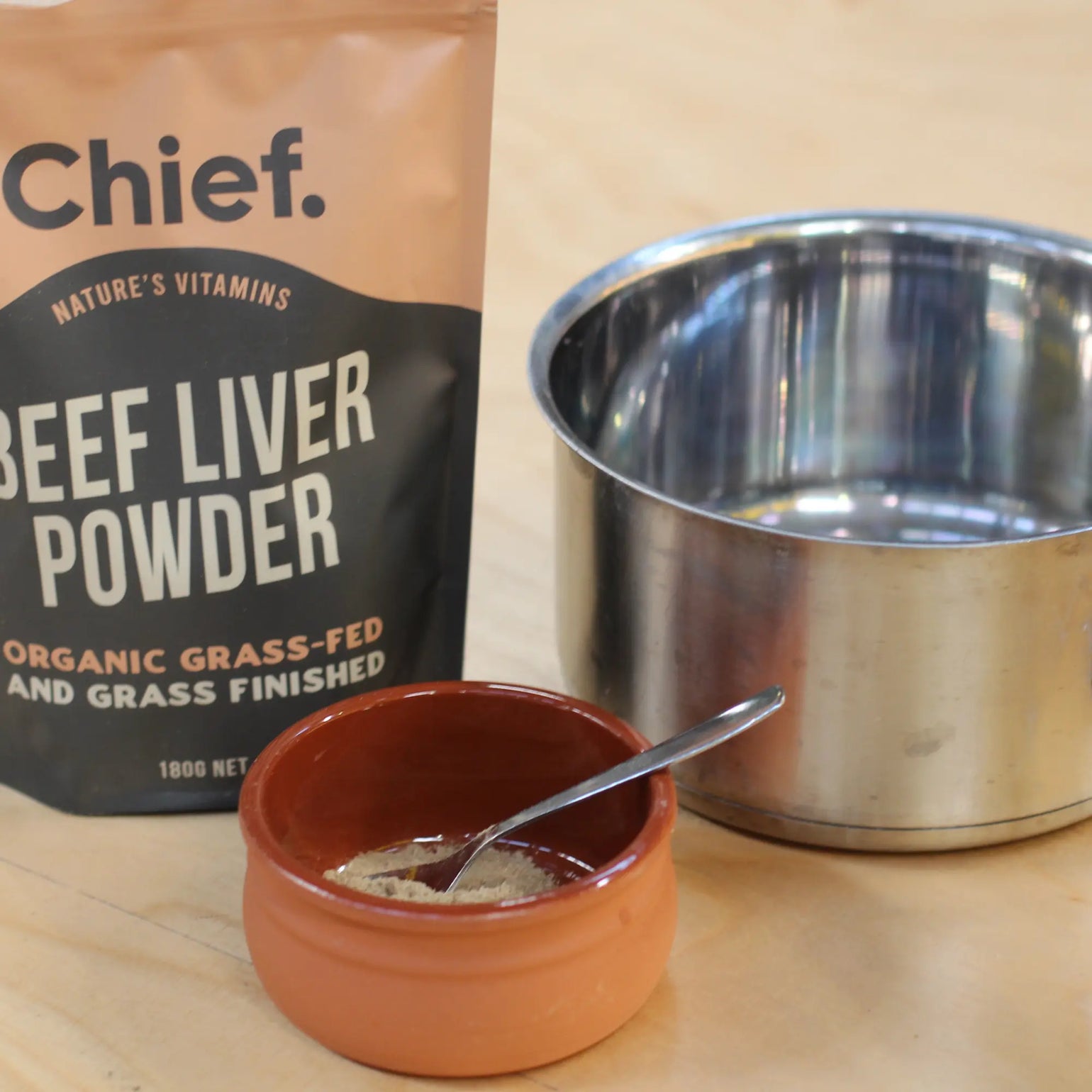 Organic Beef Liver Powder 180g | Energy Supplement | Chief Nutrition ...