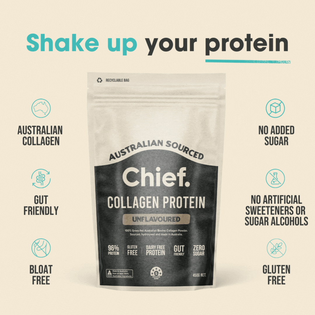 100% Australian Grass-fed Collagen Protein Powder | Chief Nutrition ...